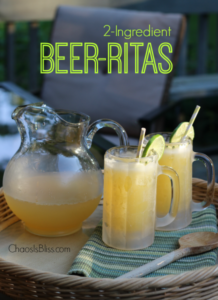 Frosty Cold Beer-Ritas (Margaritas Made from Beer!) Recipe