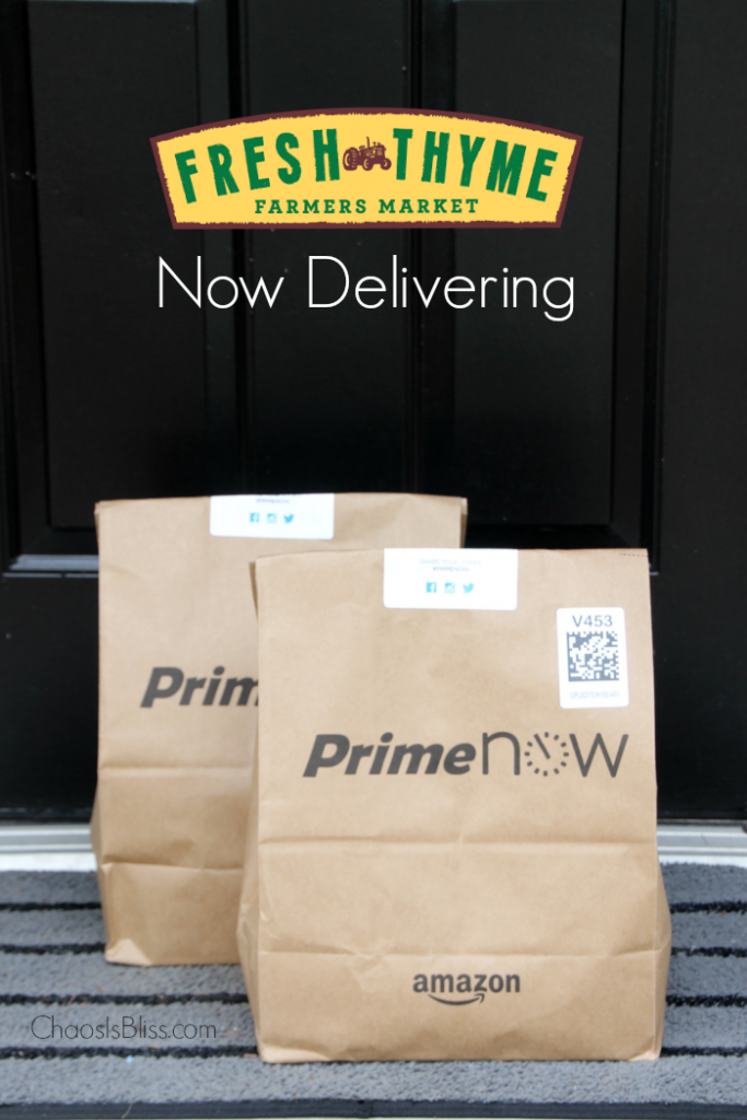 Amazon Prime Now Fresh Thyme Delivery Review