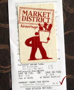 Market District & GetGo fuelperks + Program = Cash for You!